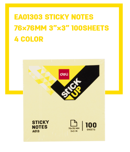 DELI- EA00353 STICKY NOTES - 24 Pcs | Daraz.com.bd