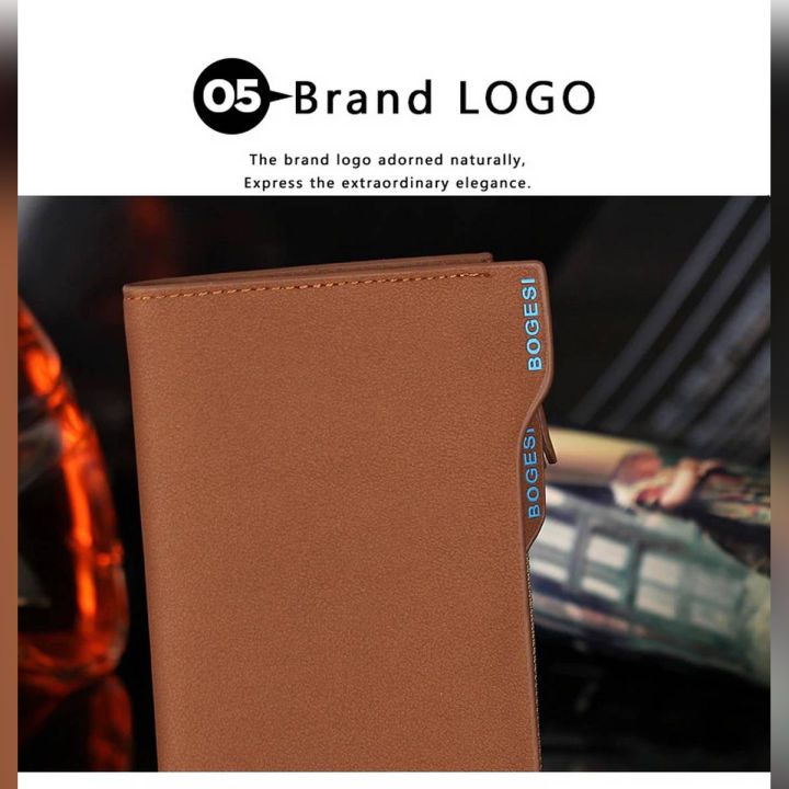 Bogesi wallet honeycomb embossed pattern Fashion men's wallets/Slim ...