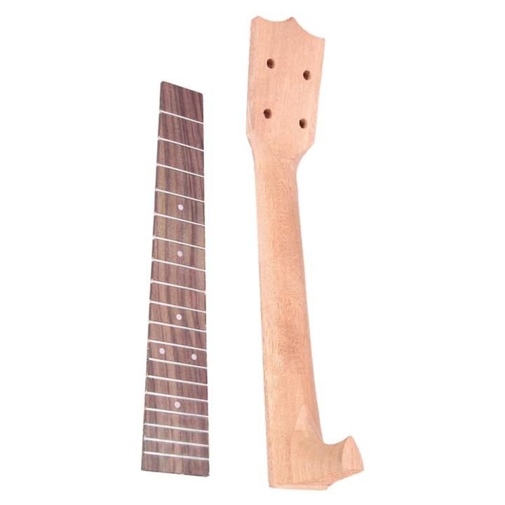 Ukulele Replacement Neck Solid Wood Resonant DIY Sturdy Ukulele ...