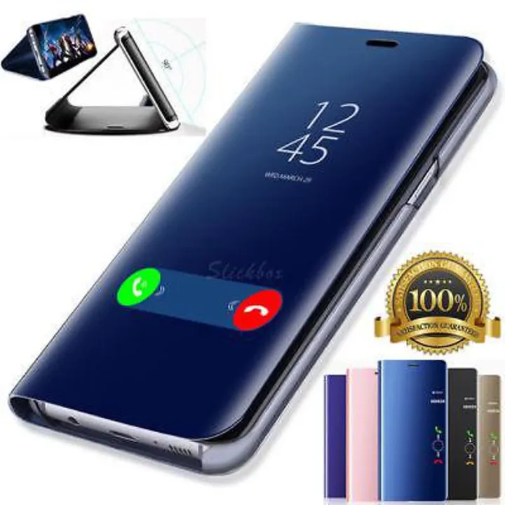 Realme c11 luxury Shine Phone flip Cover With Back Stand | Daraz.com.bd