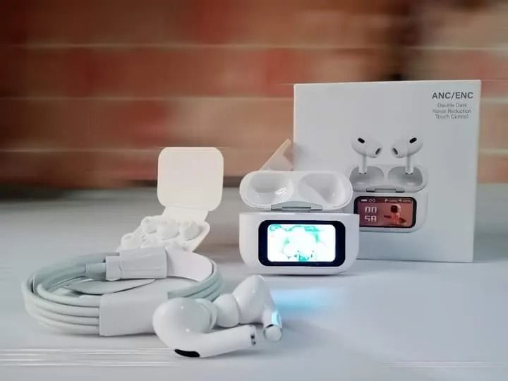 E9 Pro Touch AirPods with LED Display (ANC & ENC Supported) | Daraz.com.bd