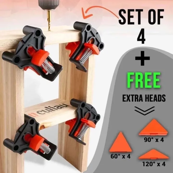 16PCS Woodworking Corner Clip Joinery Clamp 90 Degree Carpentry ...