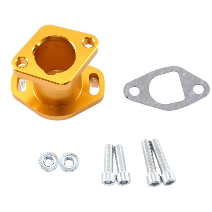 VM22 Gold Carburetor Connector Port Intake Manifold Carburetor Adapter ...
