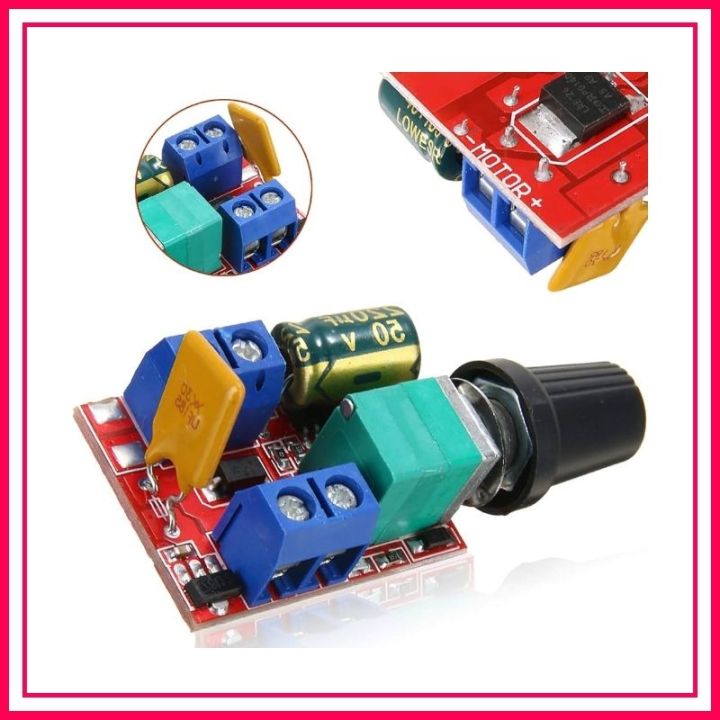 Mini PWM 4.5-35V 90W DC Motor Speed Controller Circuit | Daraz.com.bd