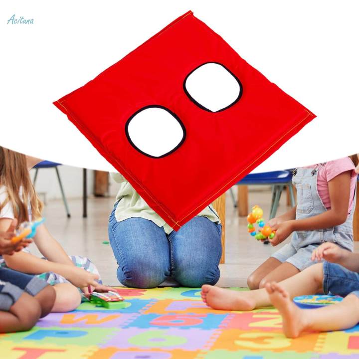 Kids Sensory Mat Preschool Jumping Mat Development Red 50cmx50cmx2cm ...