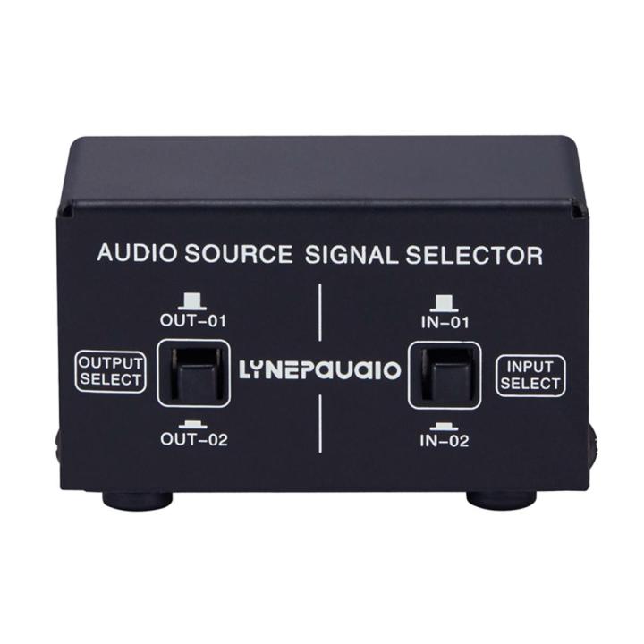 2 in 2 Out Audio Source Signal Selection Switcher Audio Distributor ...