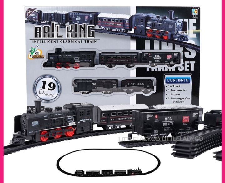 Rail King classic Train Set 19 pcs set Toy | Daraz.com.bd
