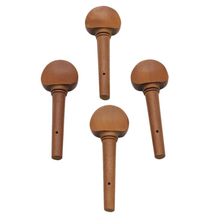 Durable 4Pcs 4/4 Size Violin Fiddle Tuning Peg Set Jujube Wooden ...