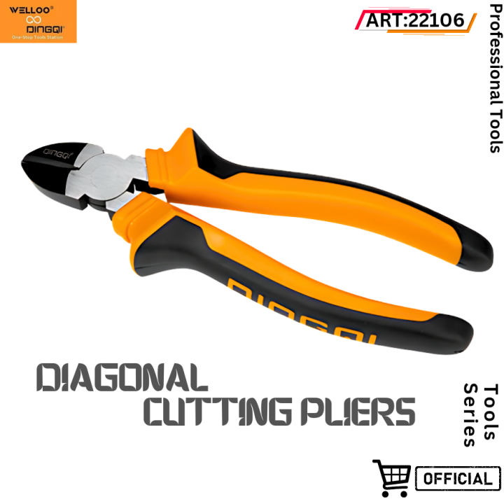 DingQi high quality 6Inch cutting diagonal pliers for Multipurpose ...