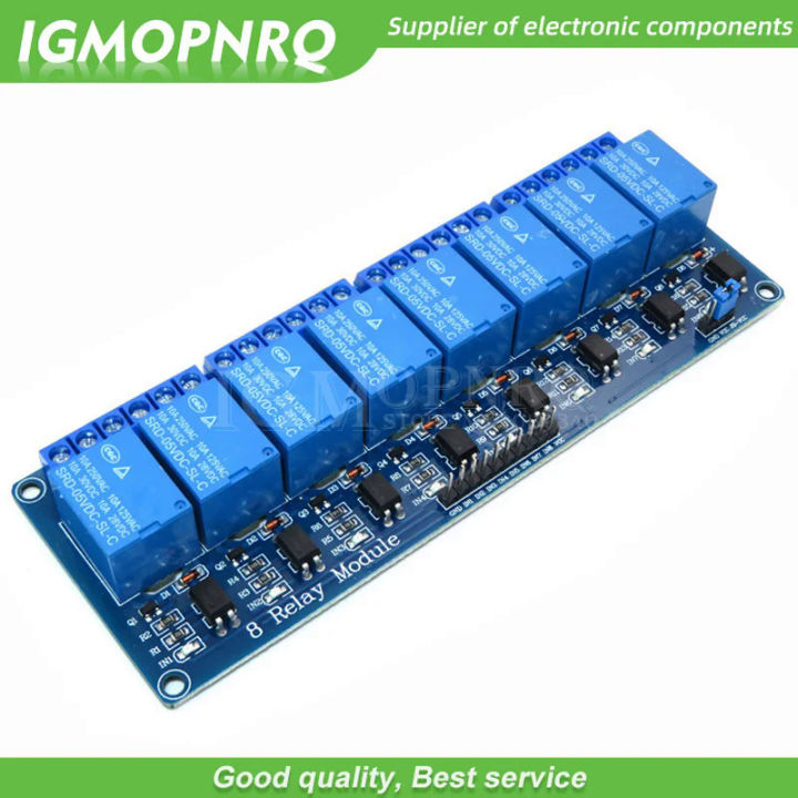 1pcs With optocoupler 8 channel 8-channel relay module relay control panel PLC relay 5V module ...