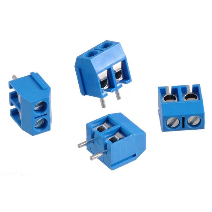 2 Pin Plug-In Screw Terminal Block Connector- 5(pcs) | Daraz.com.bd