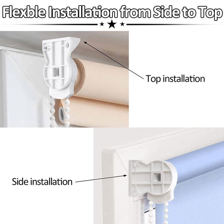 Roller Blind Fittings Kit, Roller Blinds Brackets with Beaded Chain ...