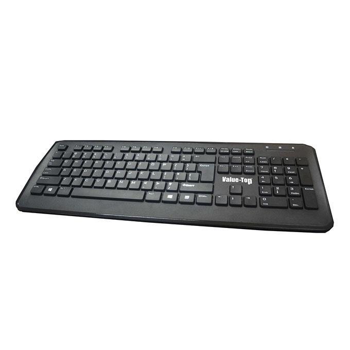 VT-911U USB Super Slim Keyboard - Black | Daraz.com.bd