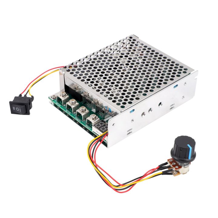 DC 10-55V 100A 3000W Motor Speed Controller Reversible PWM Control ...