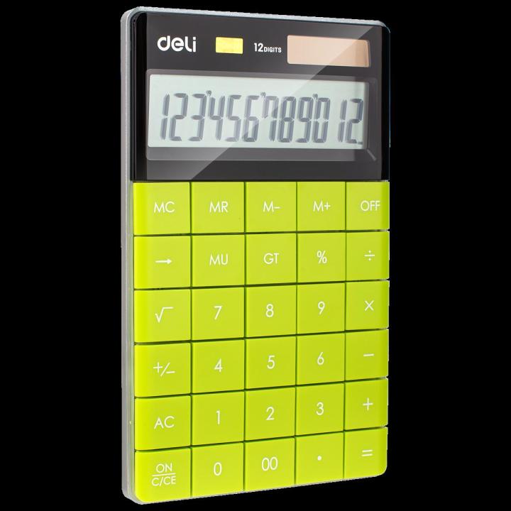 DELI CALCULATOR 12-DIGIT E1589 GREEN MODERN | Daraz.com.bd