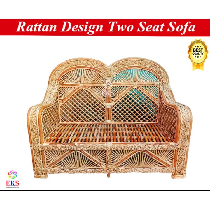 RATTAN 40" Two Seater Design Diman SOFA CHAIR for Your Home & Office ...