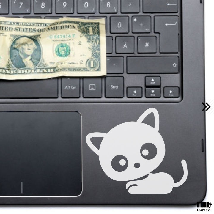 Baby Cute Cat Laptop Skin & Laptop Sticker Waterproof Removable Sticker ...