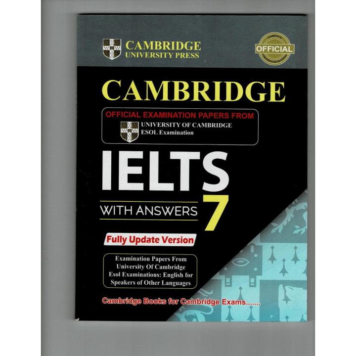 Cambridge IELTS Book-7 (Without CD) (White Print) | Daraz.com.bd