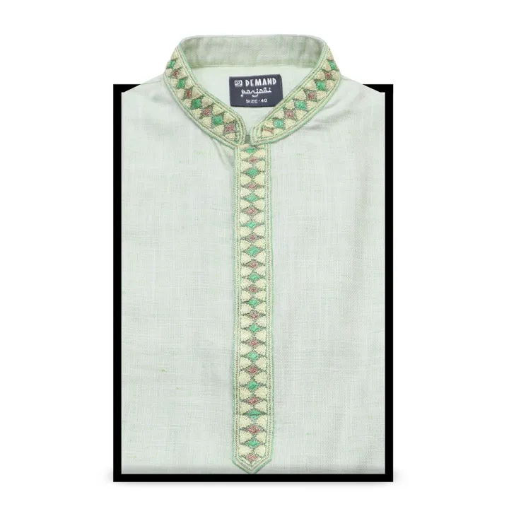 Demand Embroidered Light Lemon Color Khadi Cotton Stylish Executive ...