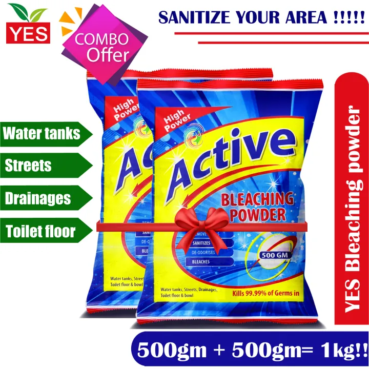 Active Bleaching Powder Combo - 500gm+500gm (1KG) | Daraz.com.bd