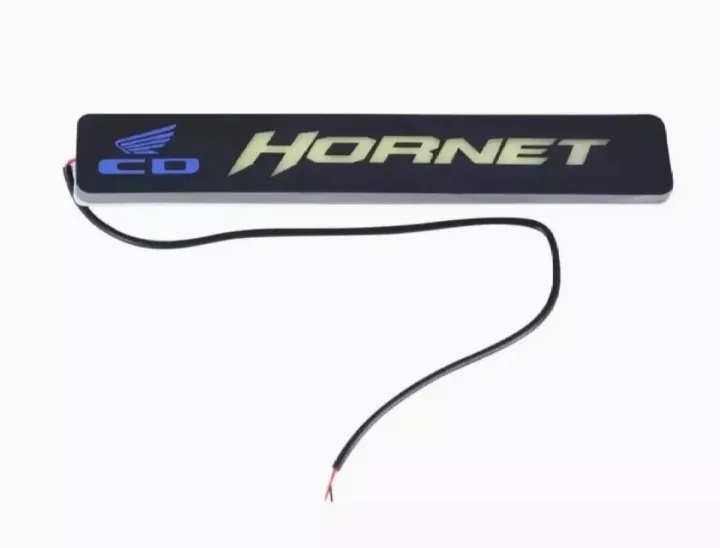 Bike Brand LOGO Front Name plate LED Light for Hornet Motorcycle ...