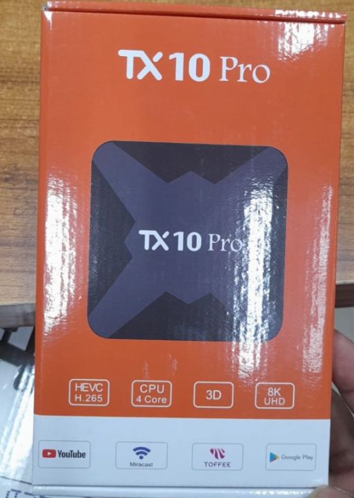 TX10 PRO Android TV Box 4K 8GB RAM 128GB Rom | Daraz.com.bd