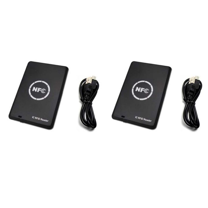 2X IC RFID Card Reader RFID Copier Duplicator NFC Smart Card Reader ...