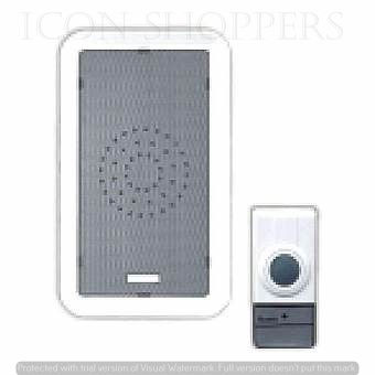Wireless Digital Door Calling Bell - White And Grey | Daraz.com.bd