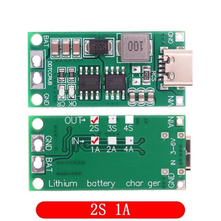 Multi-Cell 2S 3S 4S Type-C To 8.4V 12.6V 16.8V Step-Up Boost LiPo ...