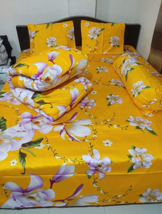 Premium Quality Twill Fabric Comforter set 5 in 1 | Daraz.com.bd