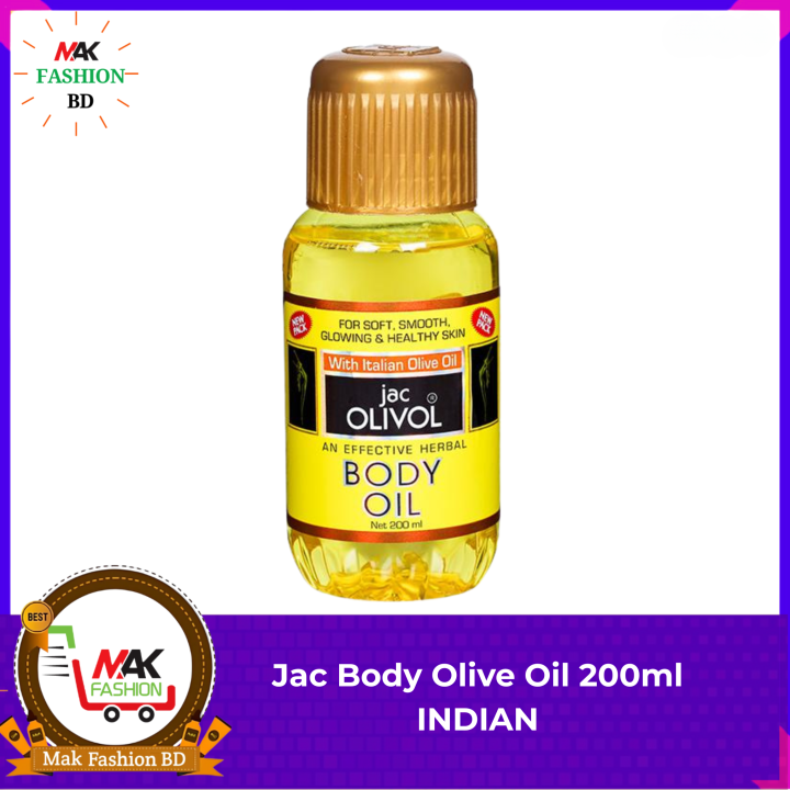 Jac Body Olive Oil 200ml INDIAN | Daraz.com.bd