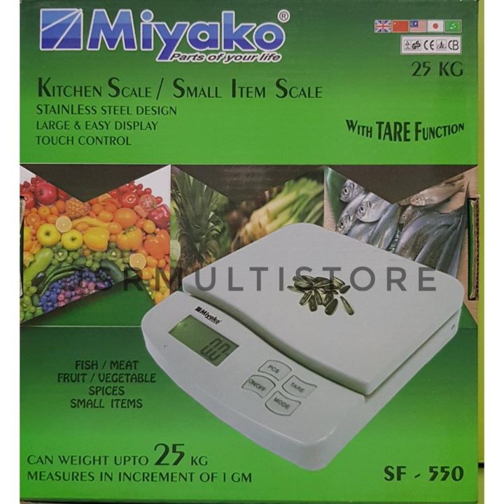 Miyako Mini Kitchen Scale - 25Kg | Daraz.com.bd