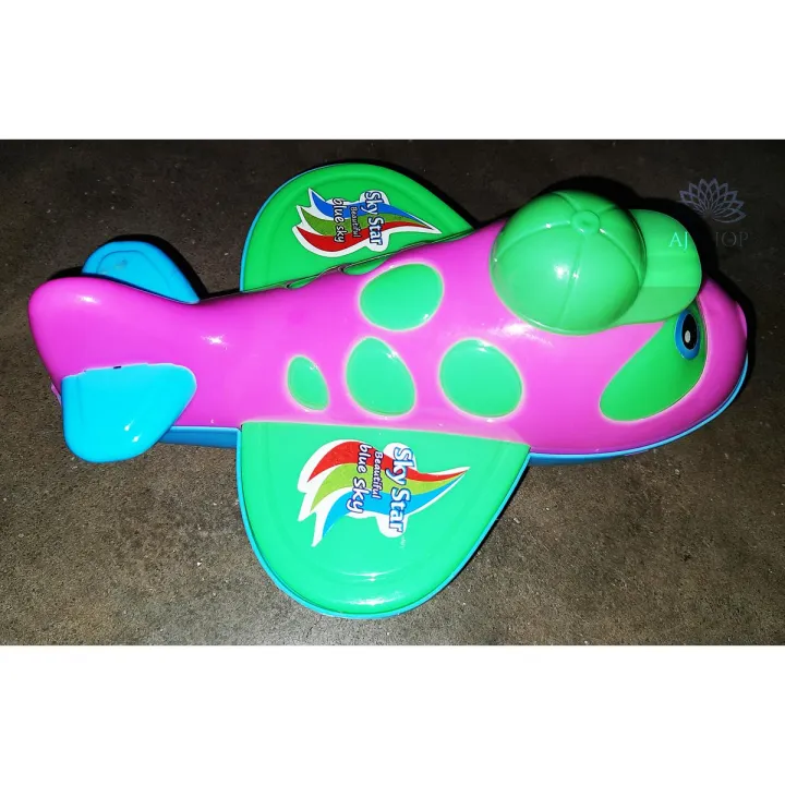 Airplane Friction Powered Aviation Toy Push and Go Cute Aircraft with ...