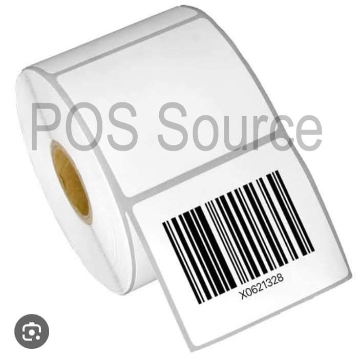 50mm x 50mm Barcode Label Sticker, Inkless, 01 Roll, 1000 Pcs Sticker ...