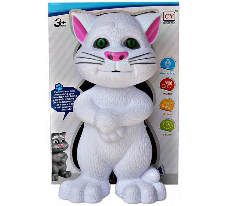 Talking Tom Kids Learning and Play Toy color ash and white | Daraz.com.bd
