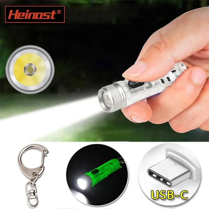 Multi-mode Mini LED Flashlight TYPE-C Fast Charge IP66 Waterproof ...