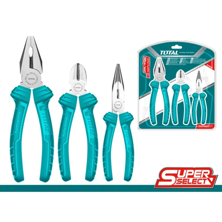 Total 3Pcs Pliers Set-THT1K0311 | Daraz.com.bd