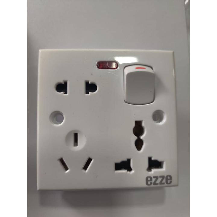 6 PIN Multi Power Socket Point | Daraz.com.bd