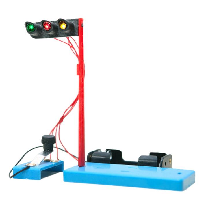 1 Set DIY Traffic Light Smooth Edges Early Learning Toy Plastic Small ...