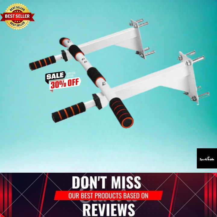 Wall Mount Pull Up Stands - 1 Set - Black - Sports Inside | Daraz.com.bd