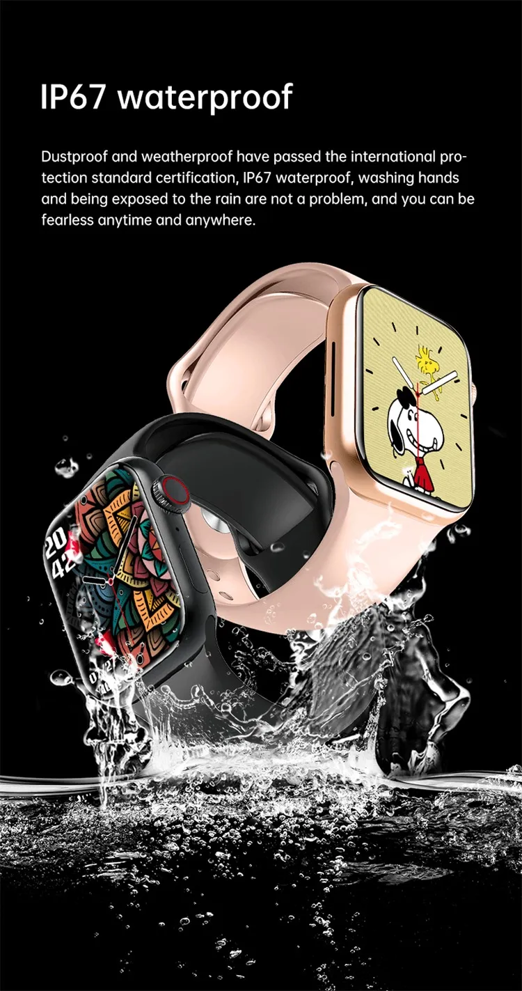 Laxasfit S9 Pro Smart Watch Bluetooth Voice Calling Full Screen Smartwatch