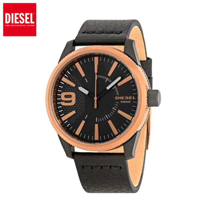 Diesel - Dz1841 - Black Leather Analog Watch For Men | Daraz.com.bd