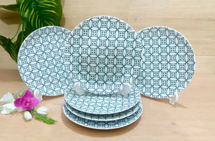 8 Inch Ceramic snacks Plate muiltiColor. Microwave oven save,Dishwasher ...