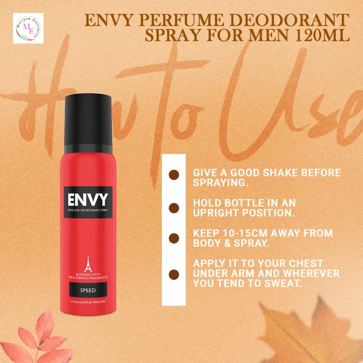 Envy Perfume Deodorant Spray Speed for Men 120ml | Daraz.com.bd