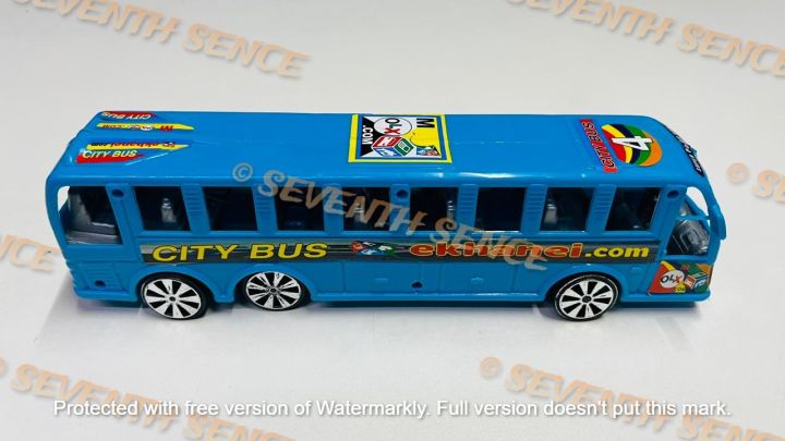 City Bus Toy For Baby / Plastic City Bus 11 inch | Daraz.com.bd