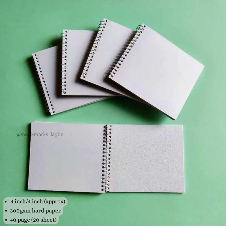Art pad ( 4"/4"-approx), 300gsm hard paper, 20 sheet | Daraz.com.bd