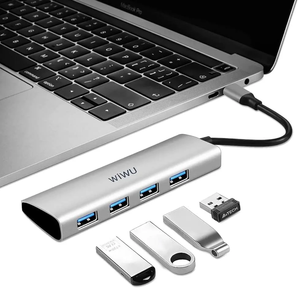 WiWU Alpha A440 4-in-1 USB Type-C Hub
