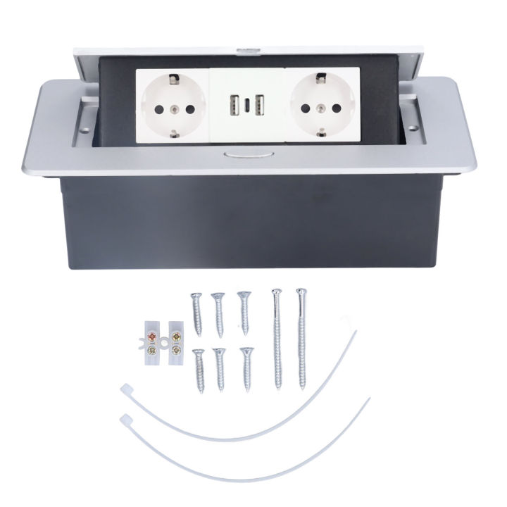Floor Electrical Socket, Embedded Mount Multifunctional Pop Up Power ...