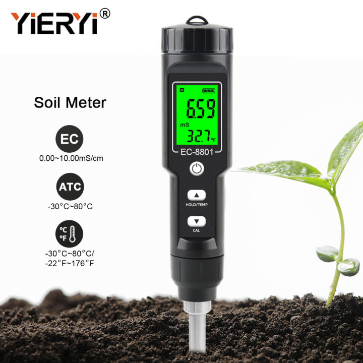 New Product Soil Tester EC-8801 Soil EC/Temperature Tester Portable ...