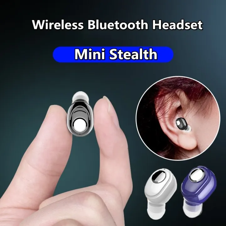 MEUYAG New Mini Invisible Ture Wireless Earphone Noise Cancelling ...